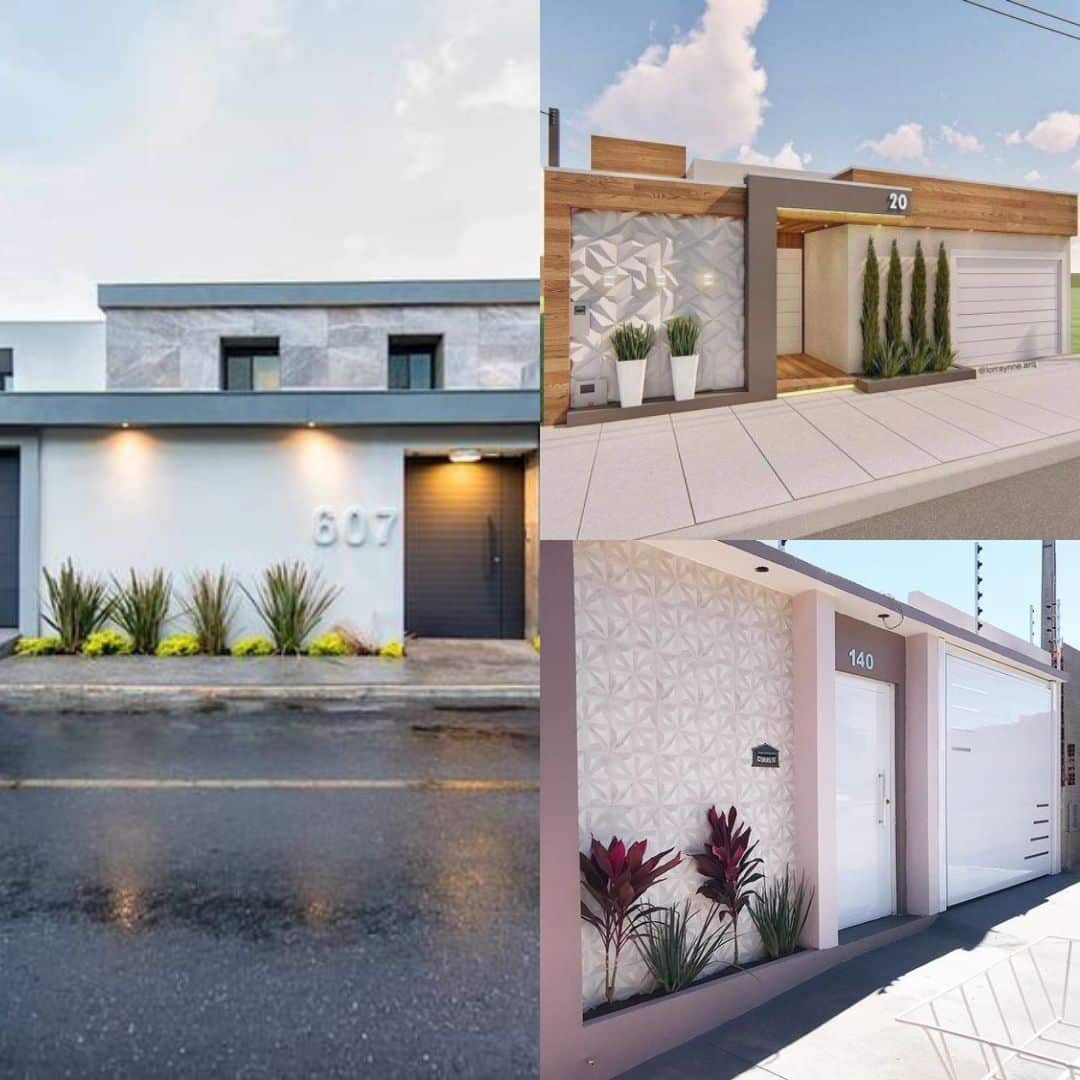 Fachada De Muro Moderno: Ideias Para Se Inspirar